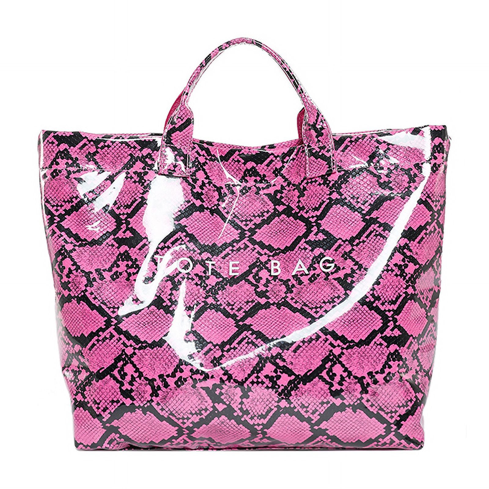 Yucurem Women Pu Handbag Fashion Handheld Bag Pattern Chic Hobo Bag ...