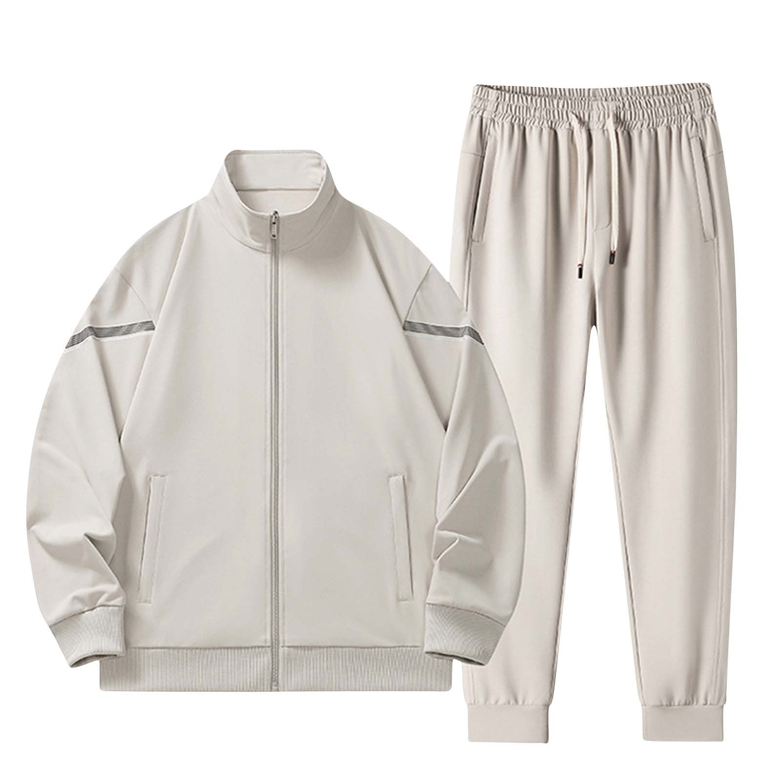 YueHuiYing Men's Tracksuits 2 Piece Running Sports Sweatsuits For Men's ...