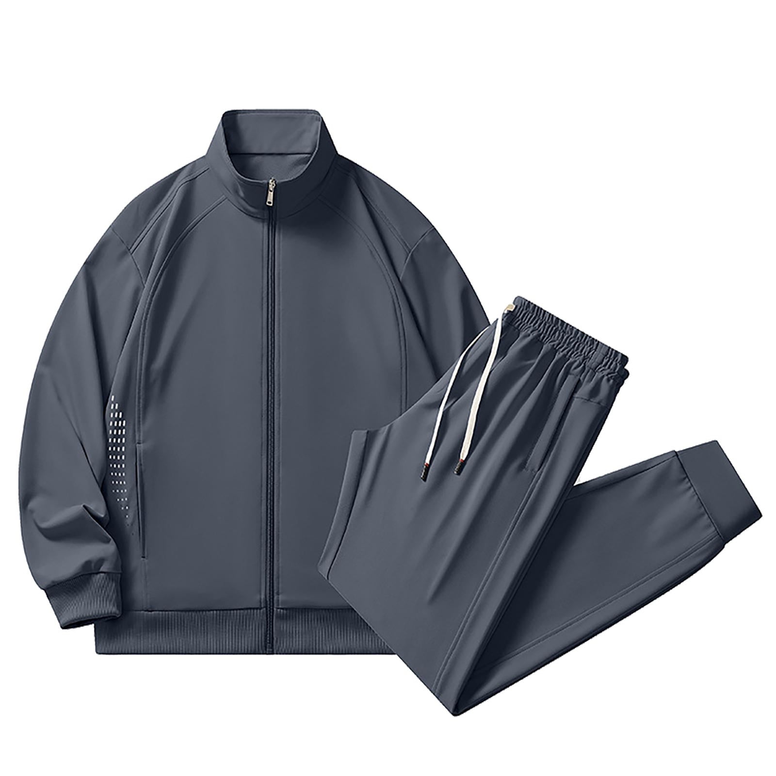 YueHuiYing Men's Tracksuits 2 Piece Running Sports Sweatsuits For Men's ...
