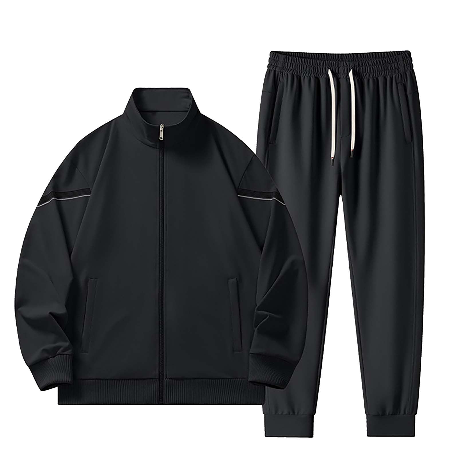 YueHuiYing Men's Tracksuits 2 Piece Running Sports Sweatsuits For Men's ...