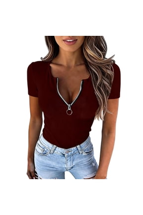 Low Cut Cleavage Tops