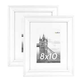 25x50 Frame Black Solid Wood Picture Frame | 0.75 Inch Moulding Width ...