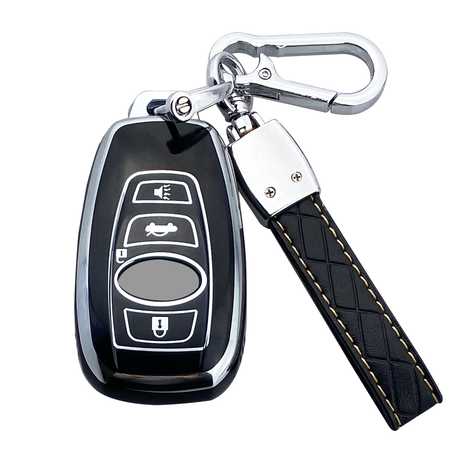 Yuebutor Key Fob Cover Case Compatible With Subaru Forester Outback ...