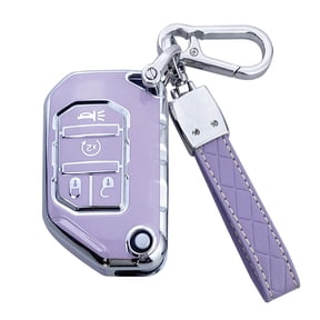 For Jeep Gladiator JT Sahara JLU Wrangler JL Rubicon TPU Car Key Fob ...