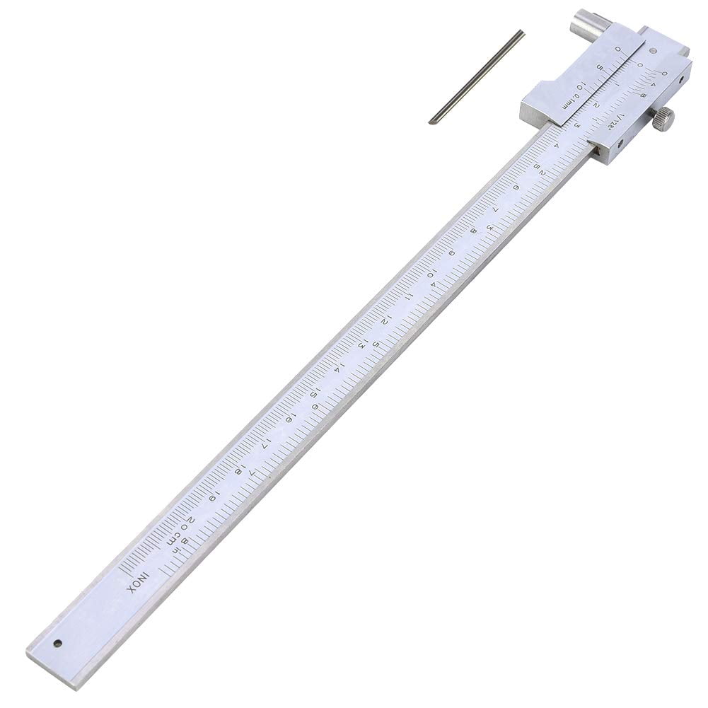 Yuecoom Parallel Crossed Caliper, 0-200mm Stainless Steel Vernier ...