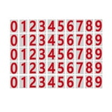 Yuehao Reflective Mailbox Numbers for Outside, 5 Sets 0-9 Number ...
