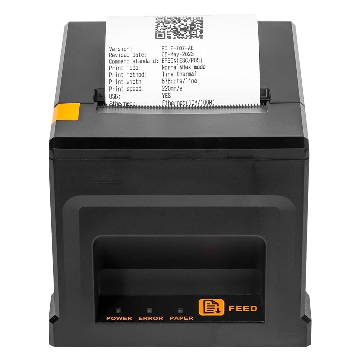 Yuehuam 80mm POS USB Thermal Receipt Printer, Portable Thermal Printer ...