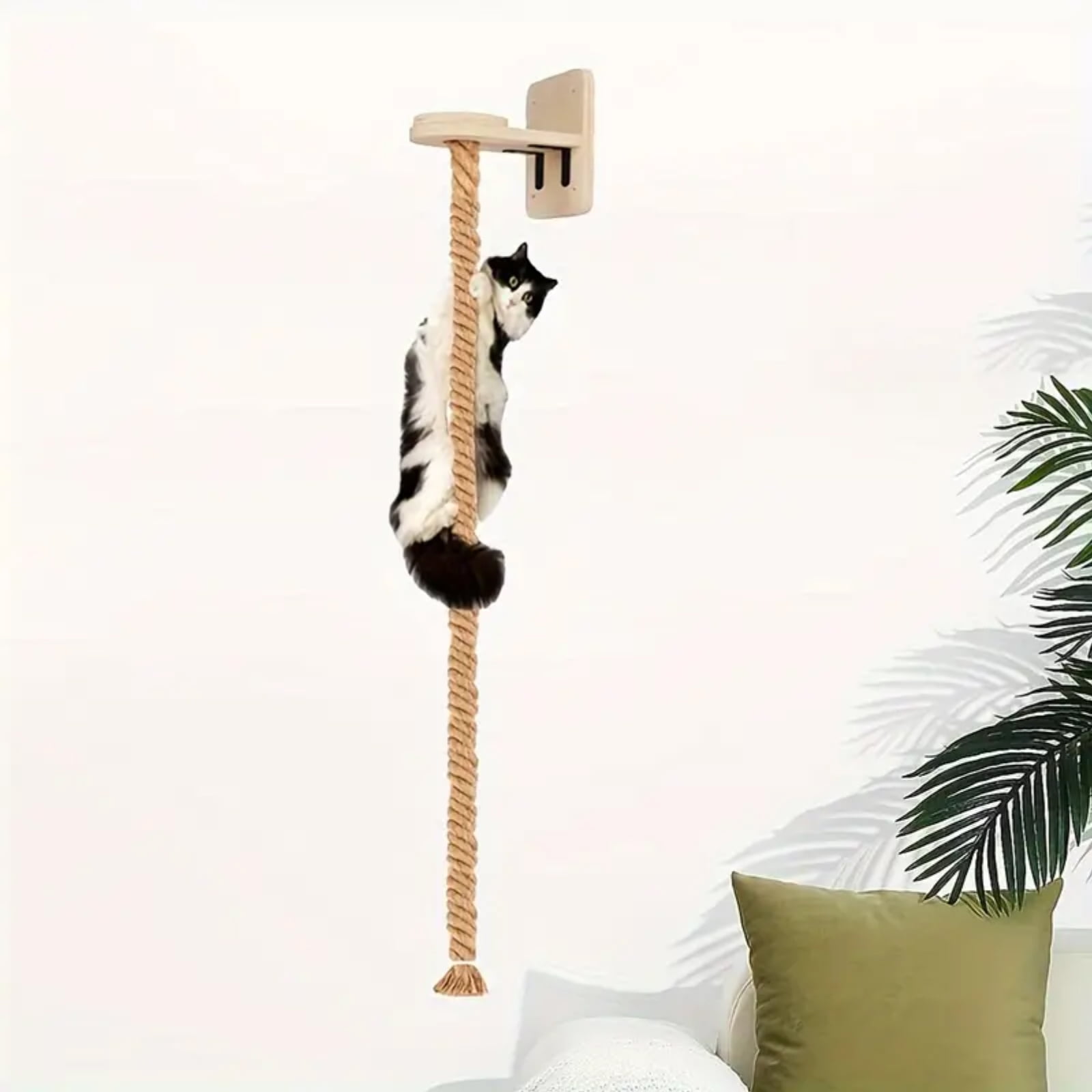 Yuehuam Cat Scratching Posts Wall-Mounted Cat Tree, Cat Tree Tower ...