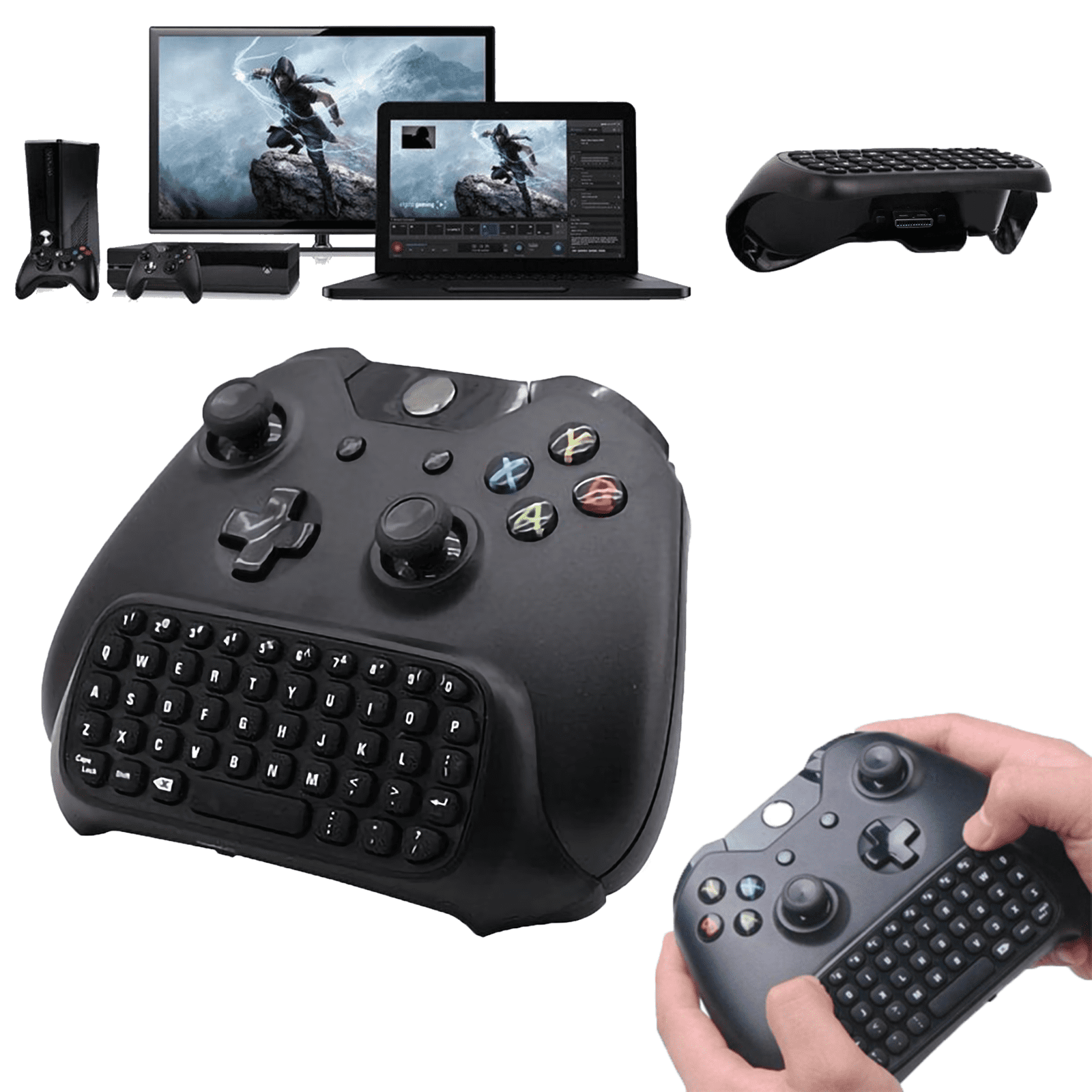 Yuehuam Mini Wireless Chatpad Message Game Controller Keyboard 2 4g For Microsoft Xbox One