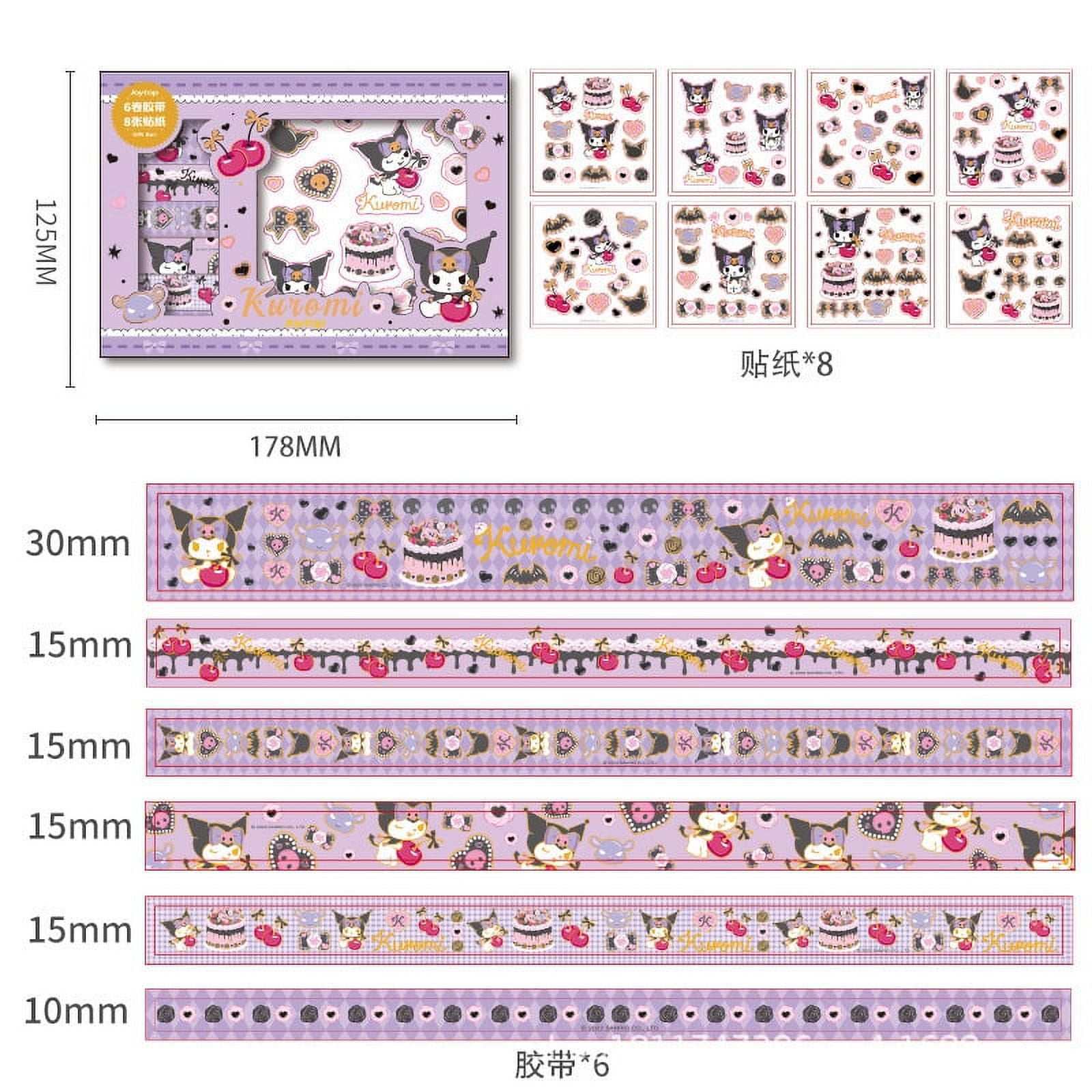 Yuemu ST-1528 Sanrio sticker tape gift box suit student cute cartoon ...