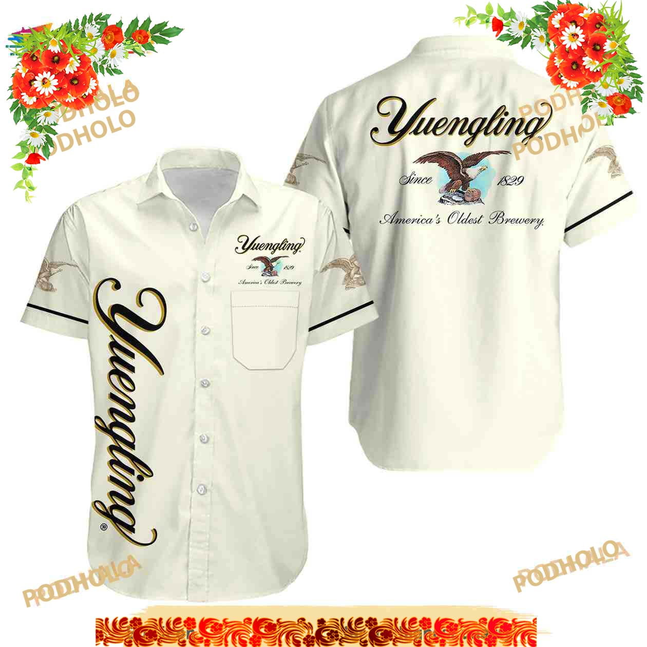Yuengling Beach Hawaiian Shirt Aloha Shirt Lovers - Walmart.com