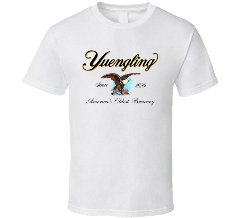 Yuengling Brewery Cool Eagle Beer Logo T Shirt - Walmart.com