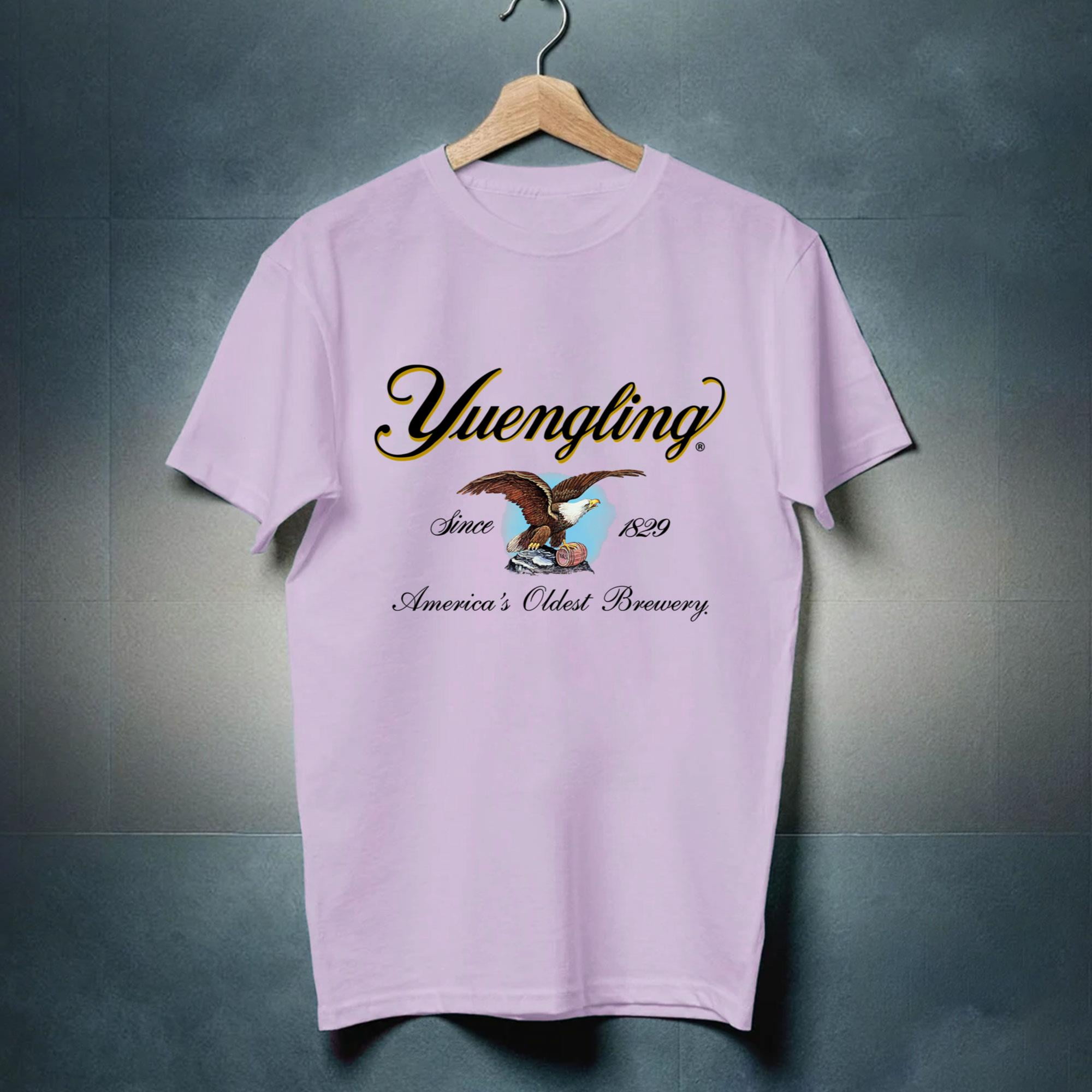 Yuengling Brewery Cool Eagle Beer Logo T Shirt - Walmart.com