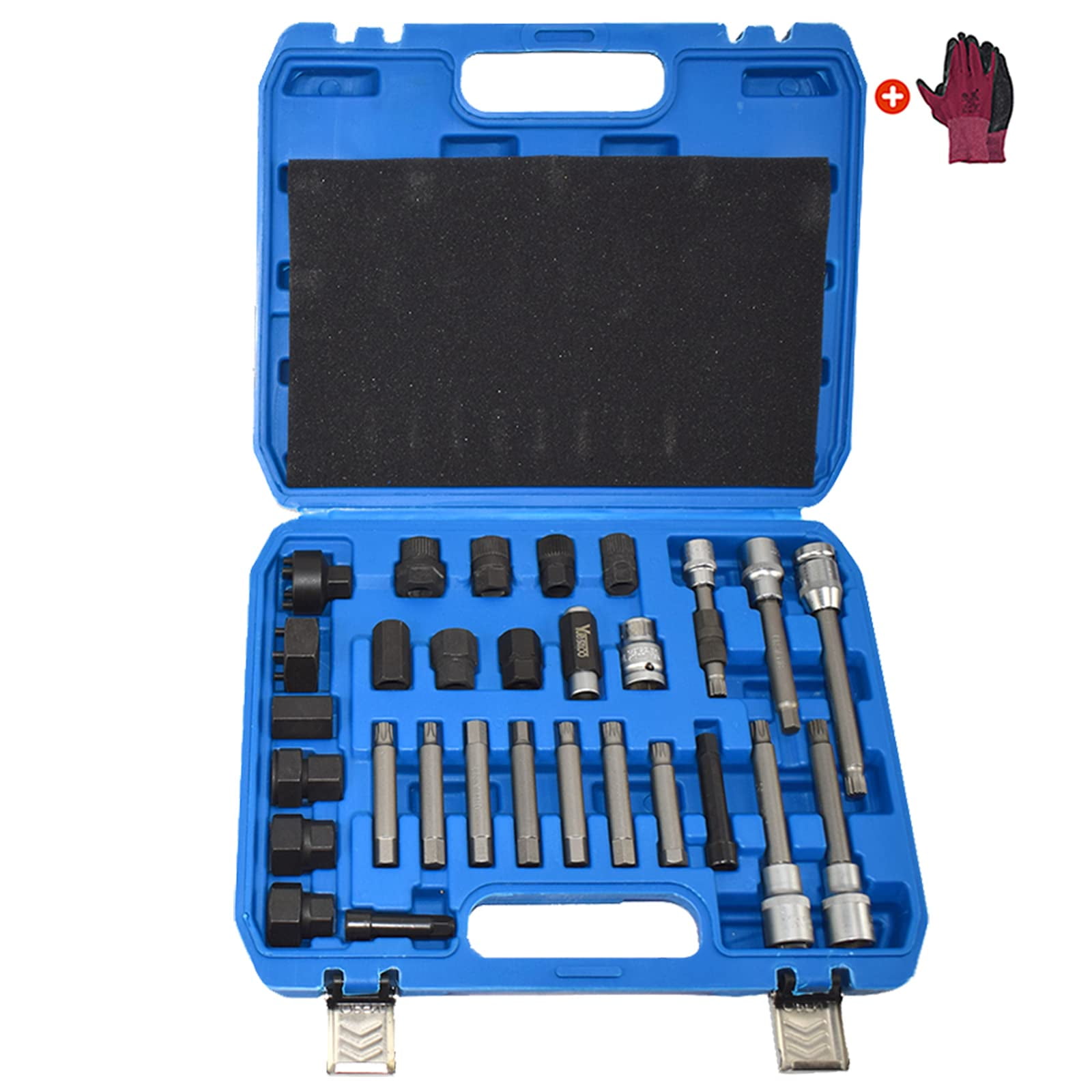Yuesstloo 30PCS Alternator Pulley Remove Install Tool Kit, Compatible ...