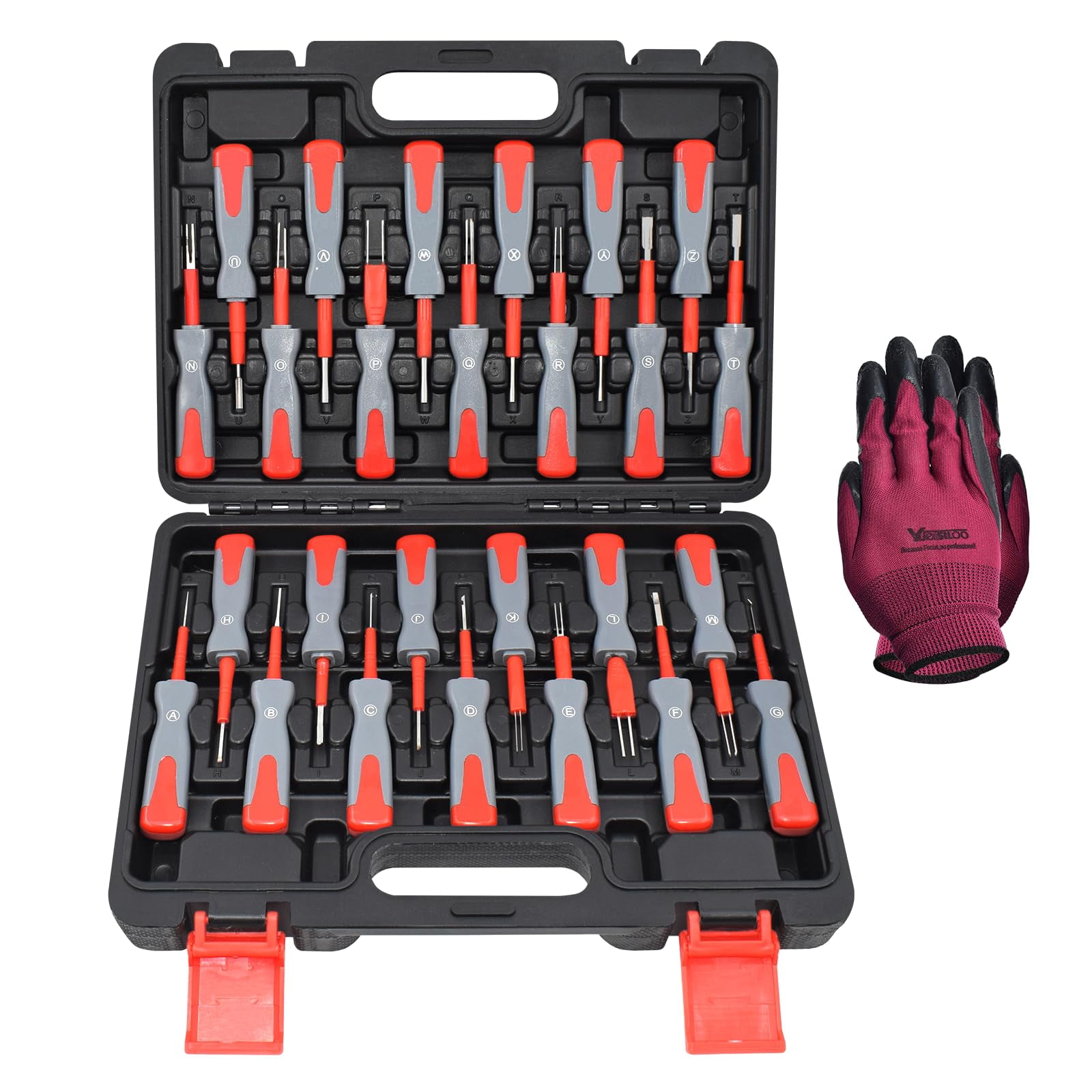 Yuesstloo Universal Terminal Removal Tool Kit, 26 PCS Terminal Removal ...