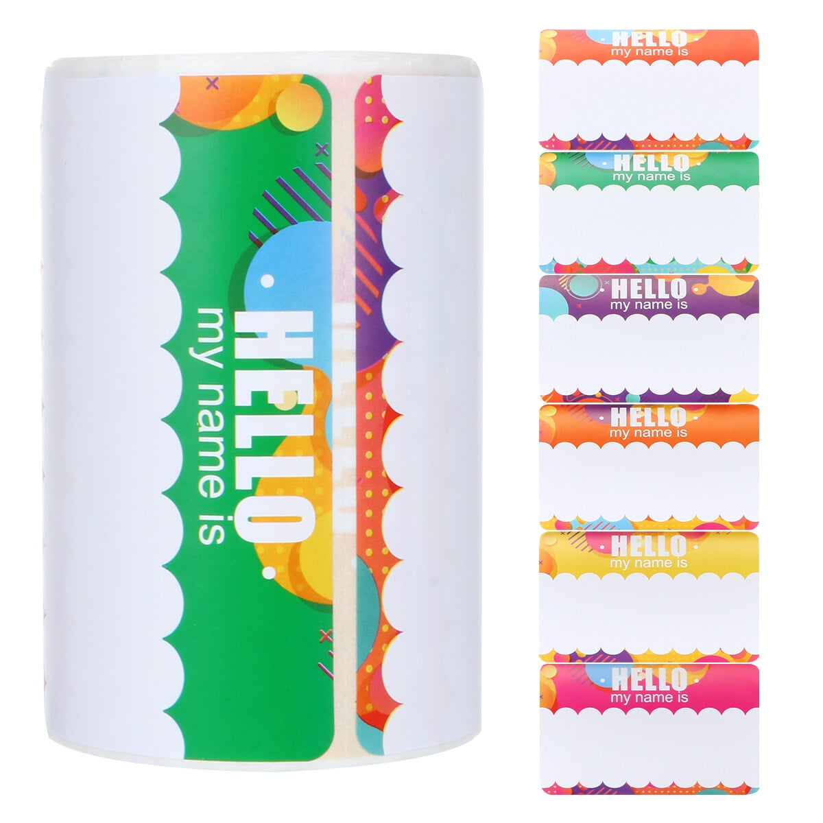 Yueyihe 1 Roll/250pcs Exquisite Name Label Sticker Practical Price Tag ...