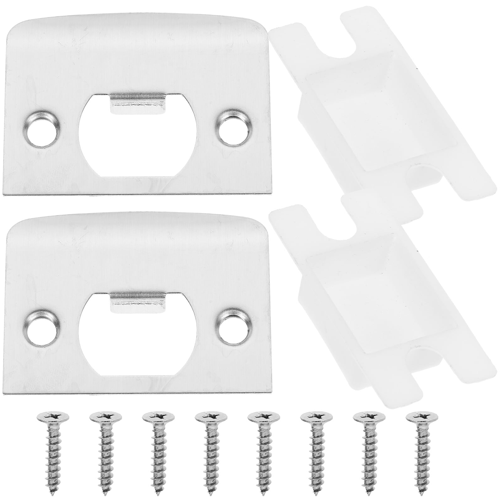 Yueyihe 2 Sets Hole Filler Front Door Reinforcement Kit Lock Locks ...