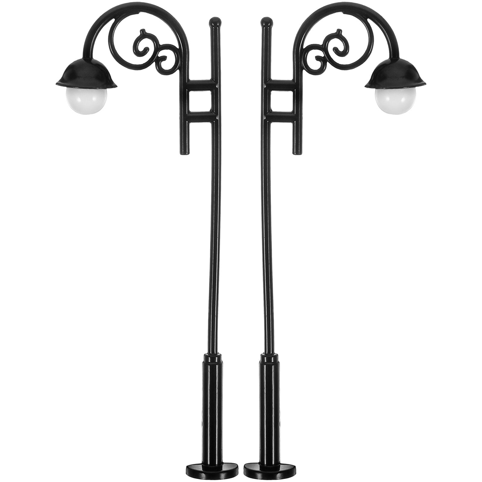 WHAMVOX 2Pcs Mini Street Light Model for DIY Dollhouse Village Pathway ...