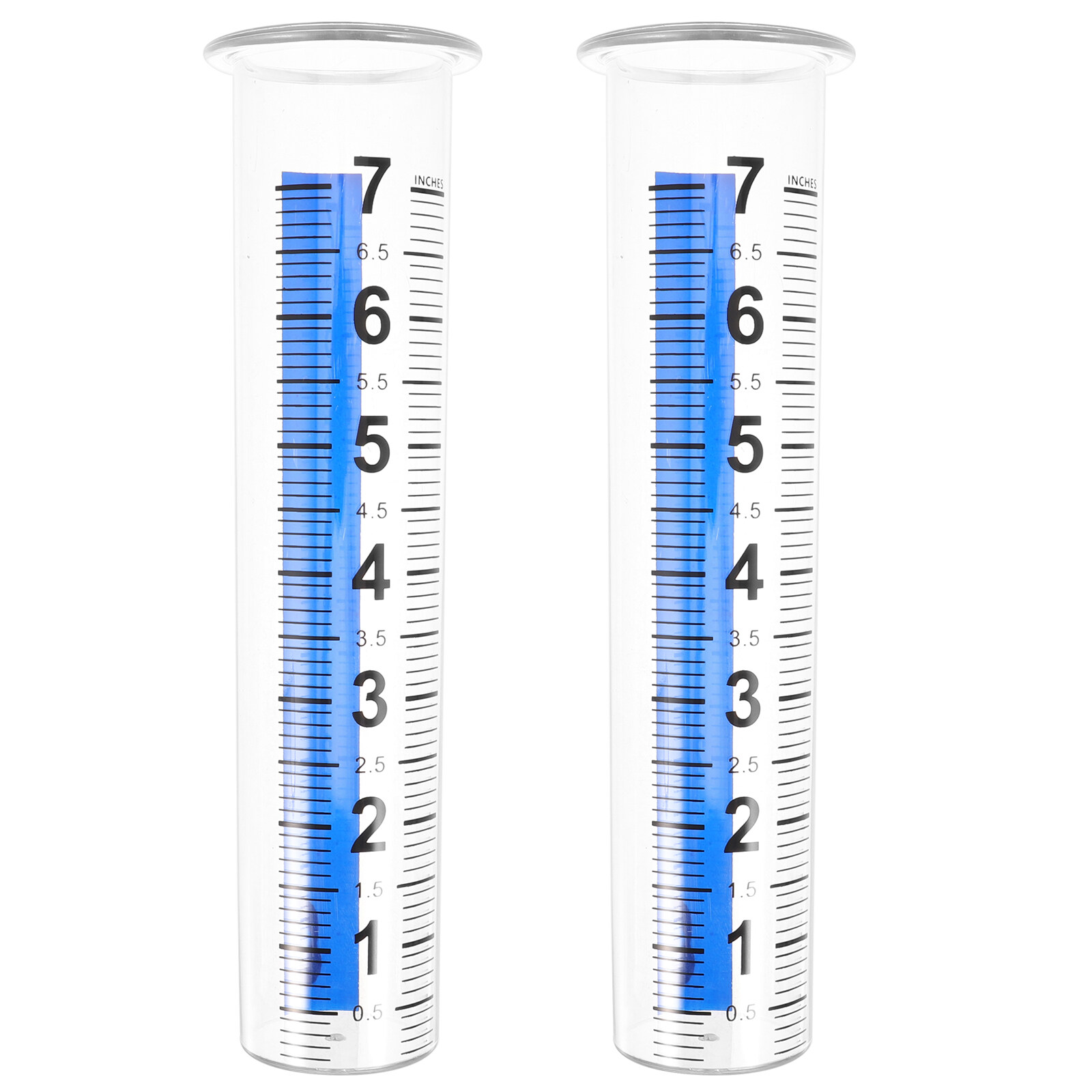 Yueyihe 2Pcs Rain Gauge with Scale Transparent Rain Gauge Rain ...