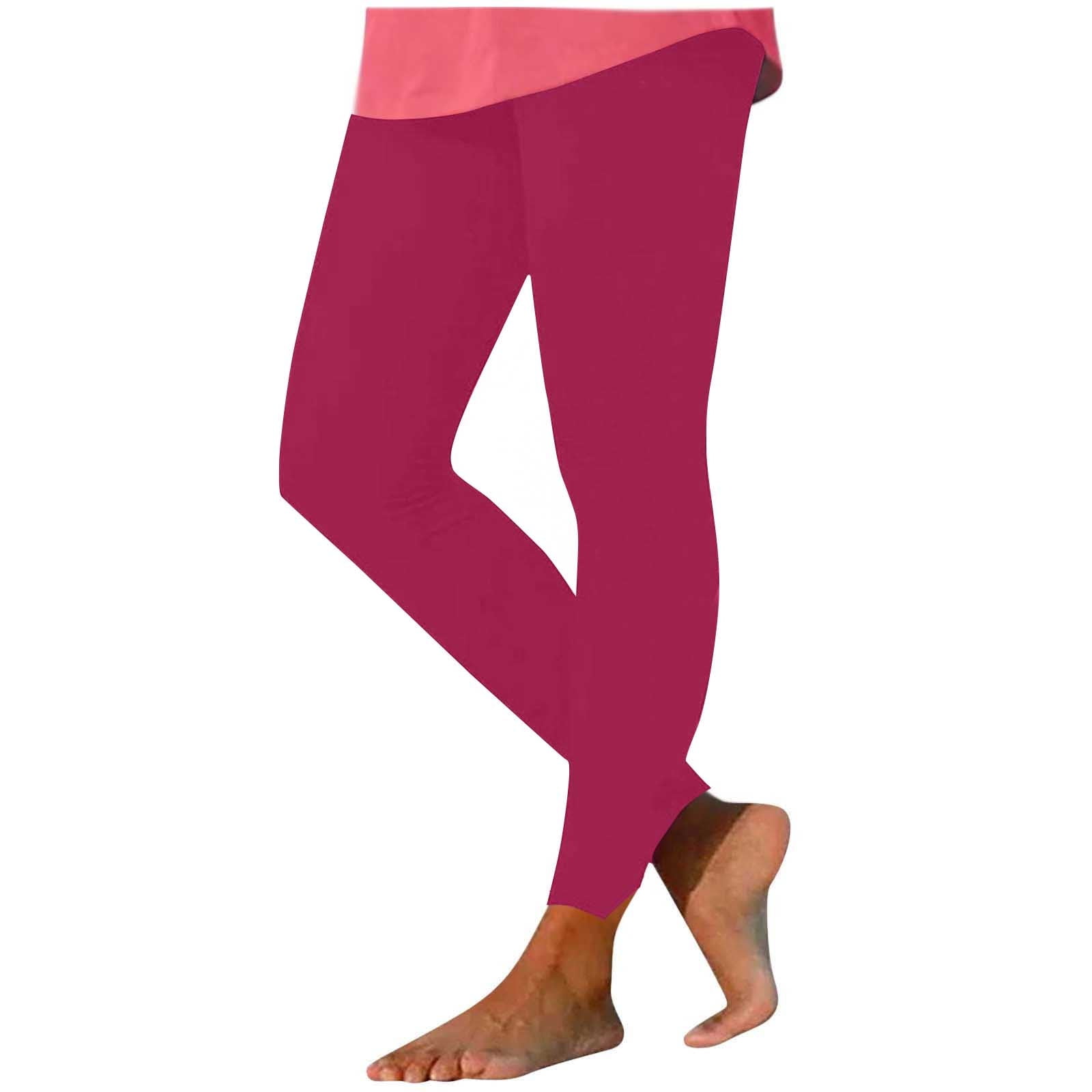 Yufatyle Lightweight Stretch Womens Yoga Pants Split-Leg Pants Base ...