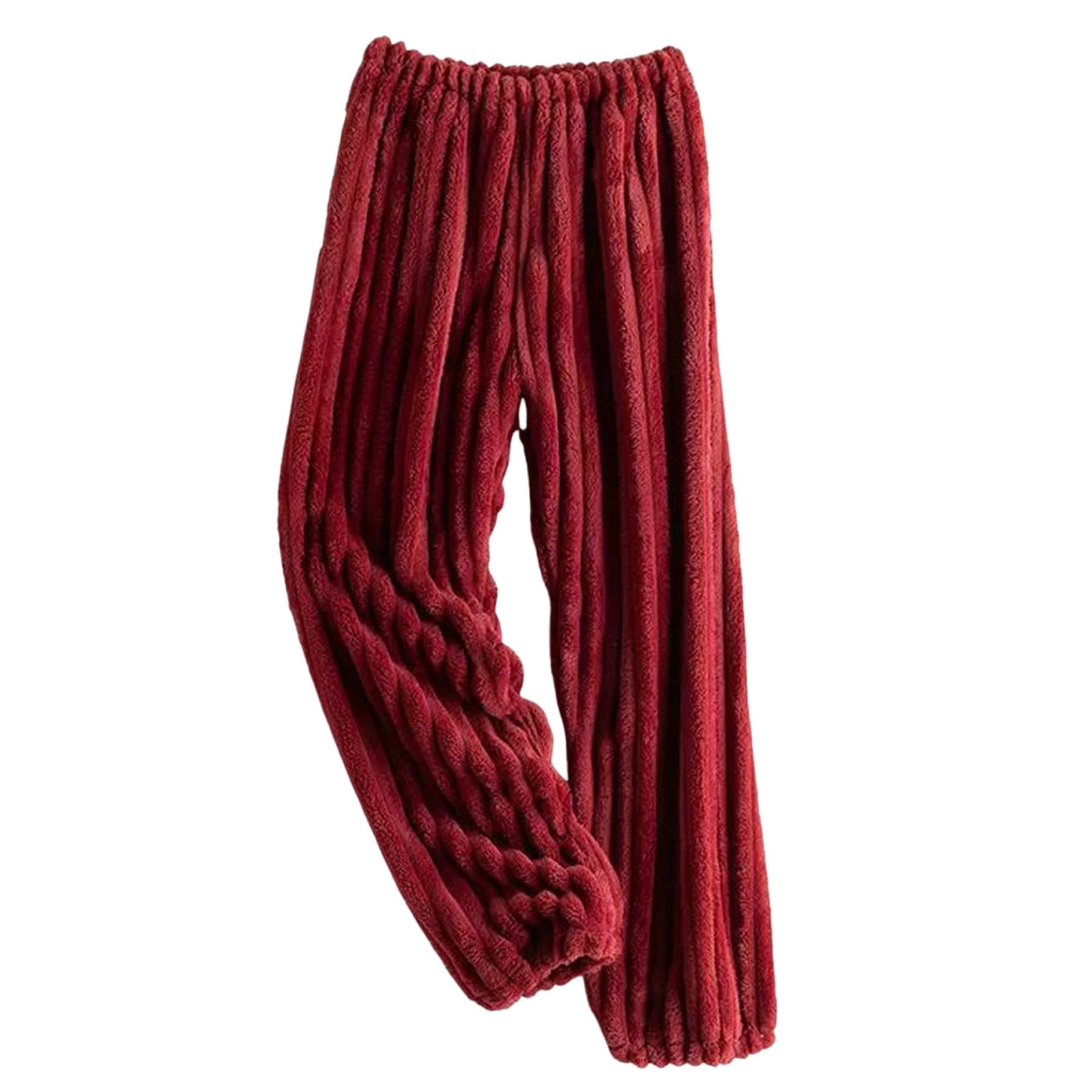 Yufatyle Mens Plush Warm Pajama Pants, Fleece Fuzzy Pj Bottoms Soft ...