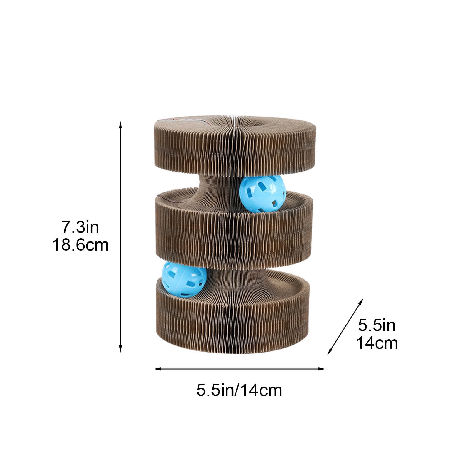 Yufenmy Cat Scratching Post Cardboard Scratching Board for Indoor Cats ...