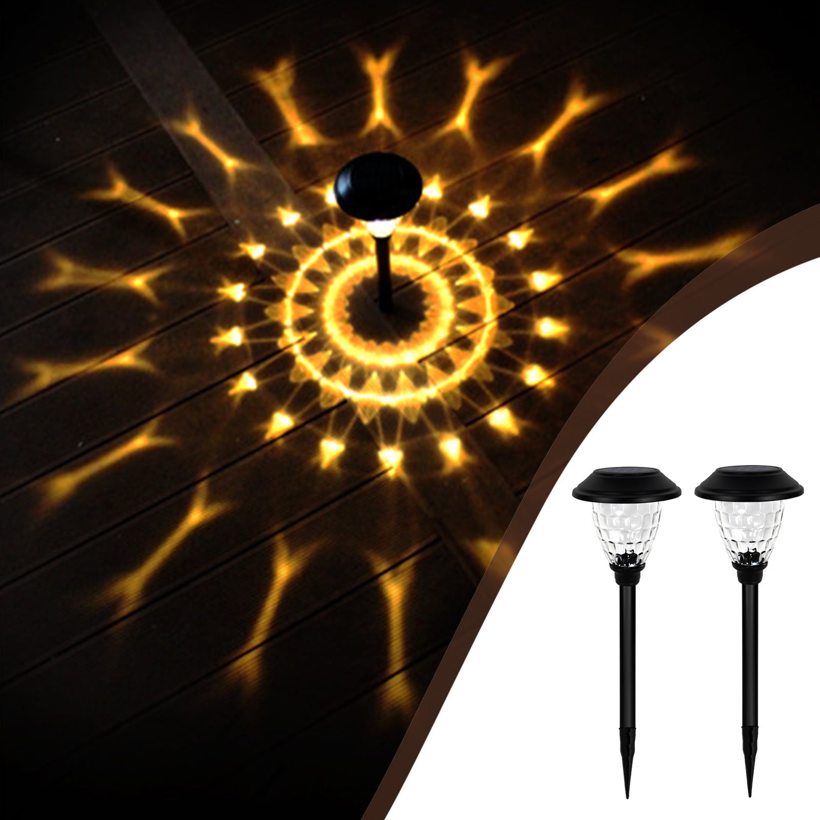 Yufenmy Clearance under $25 Garden Solar Lights Outdoor Solar Lights ...