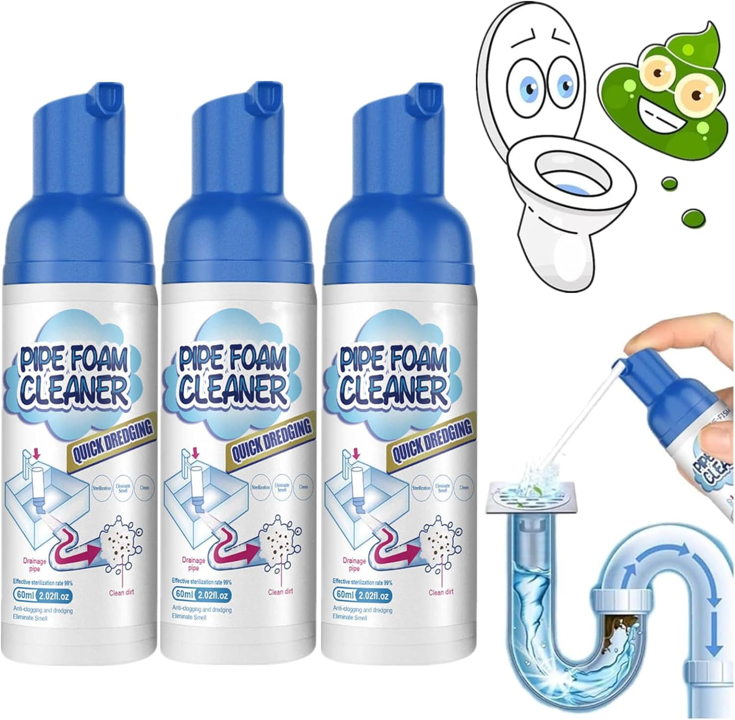 Yugou Drain Cleaner - Yugou Get out Foaming Drain Cleaner, Herios Drain ...