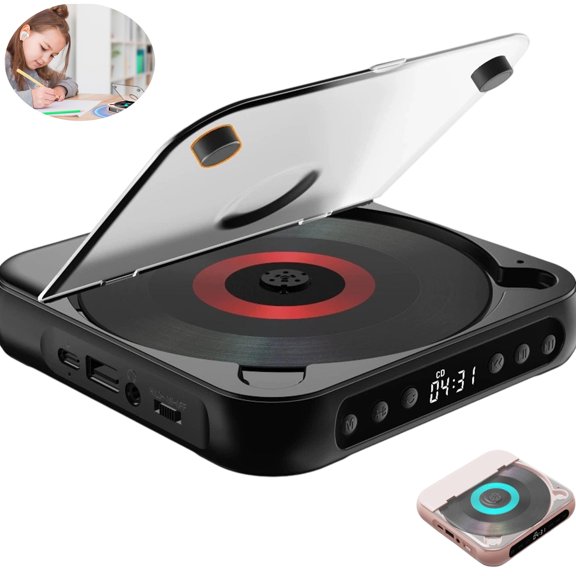 Top-Loading Portable Classroom CD Player with USB and MP3 - Walmart.com