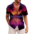 Yuhangmm Men Shirts | Men's Short Sleeve Shirt for Summer Casual 3D ...
