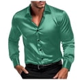 Yuhangmm Men Shirts Stretch Dress Shirt for Formal Wear – Slim Fit Long ...