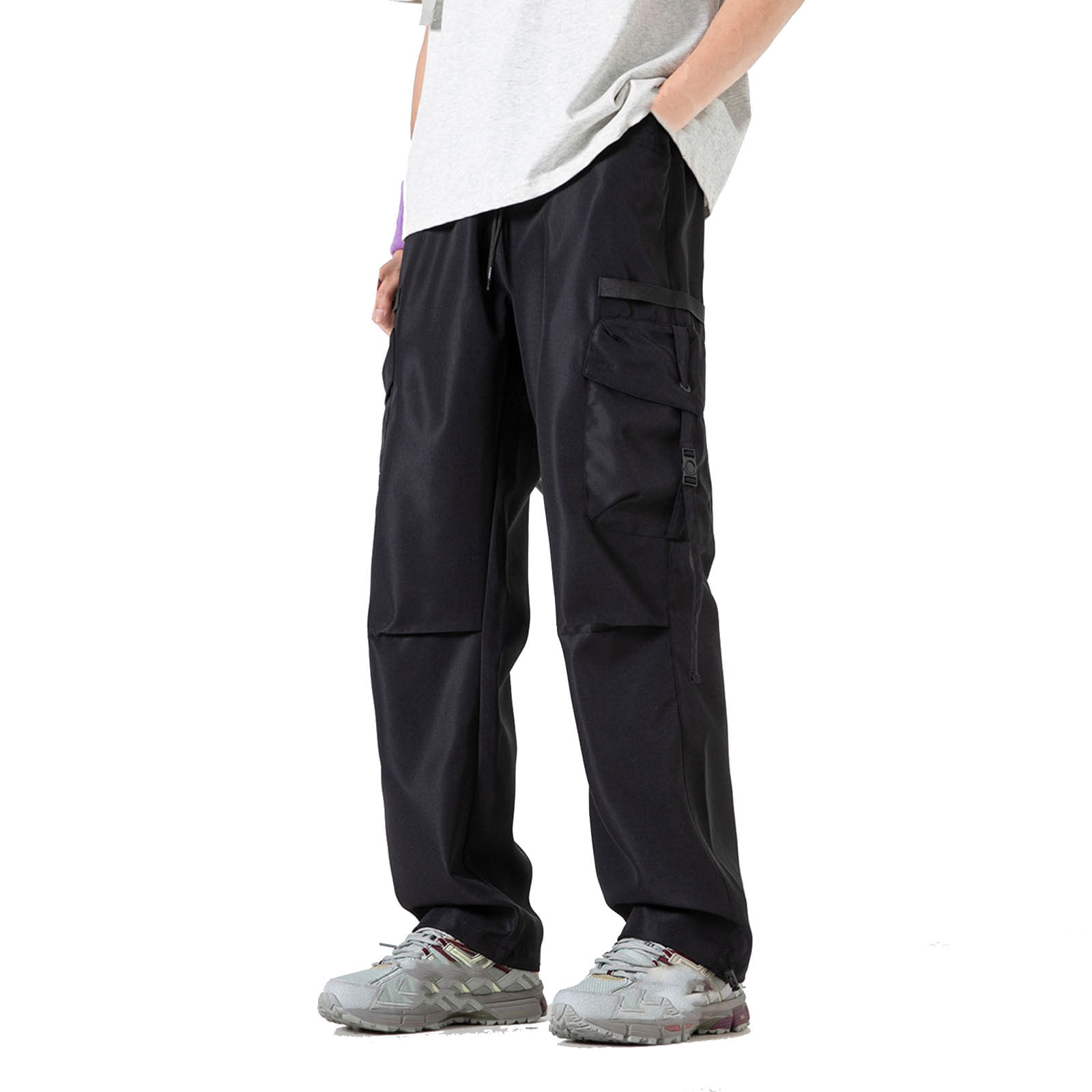 Yuhangmm Men's Cargo Pants Workwear Outdoor Hiking Utility Trousers ...