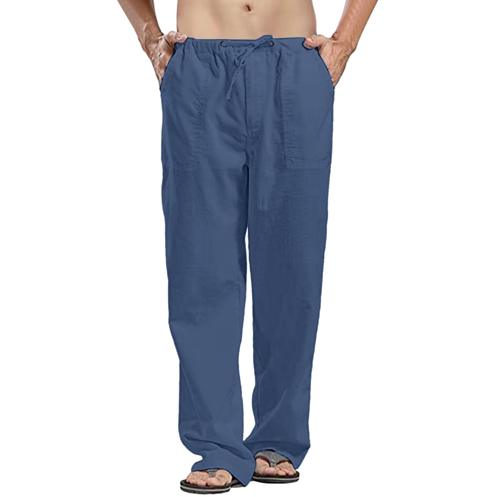 Yuhangmm Men's Casual Pants for Spring and Autumn – Breathable Everyday ...