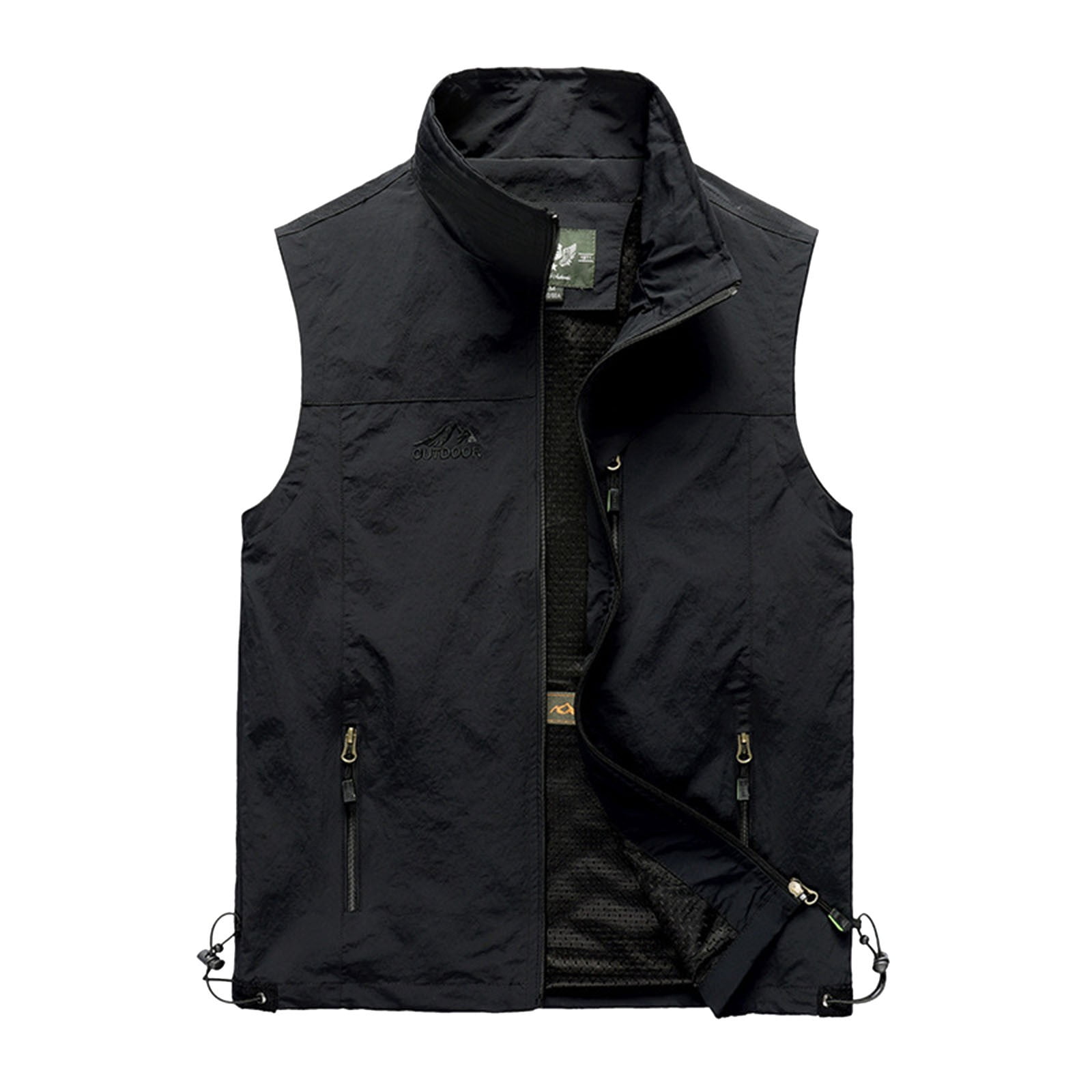 Yuhangmm Mens Tank Top, Men's Backpack-Style Utility Vest for Outdoor ...
