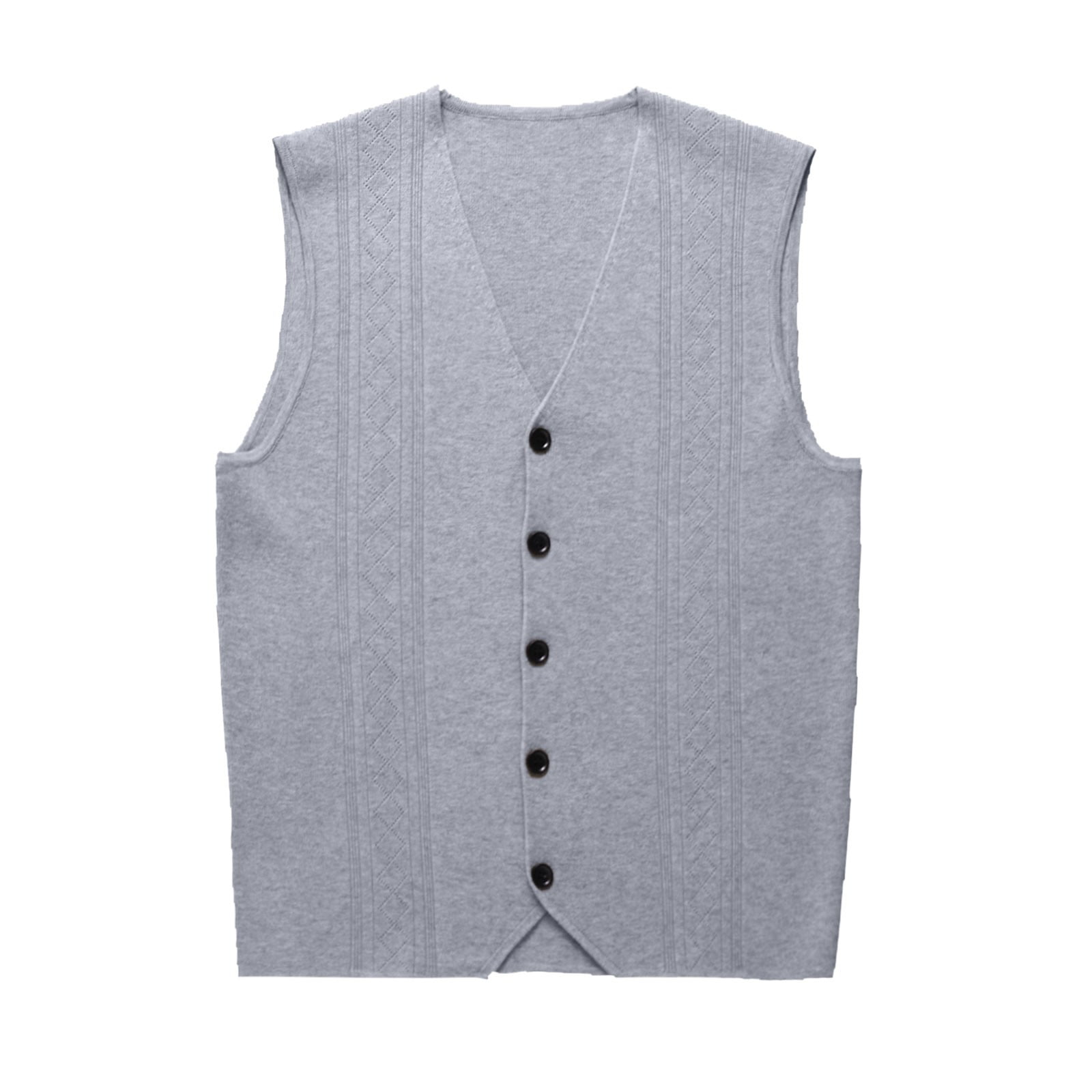 Yuhangmm Mens Tank Top, Men's Knitwear Sleeveless Vests for Everyday ...