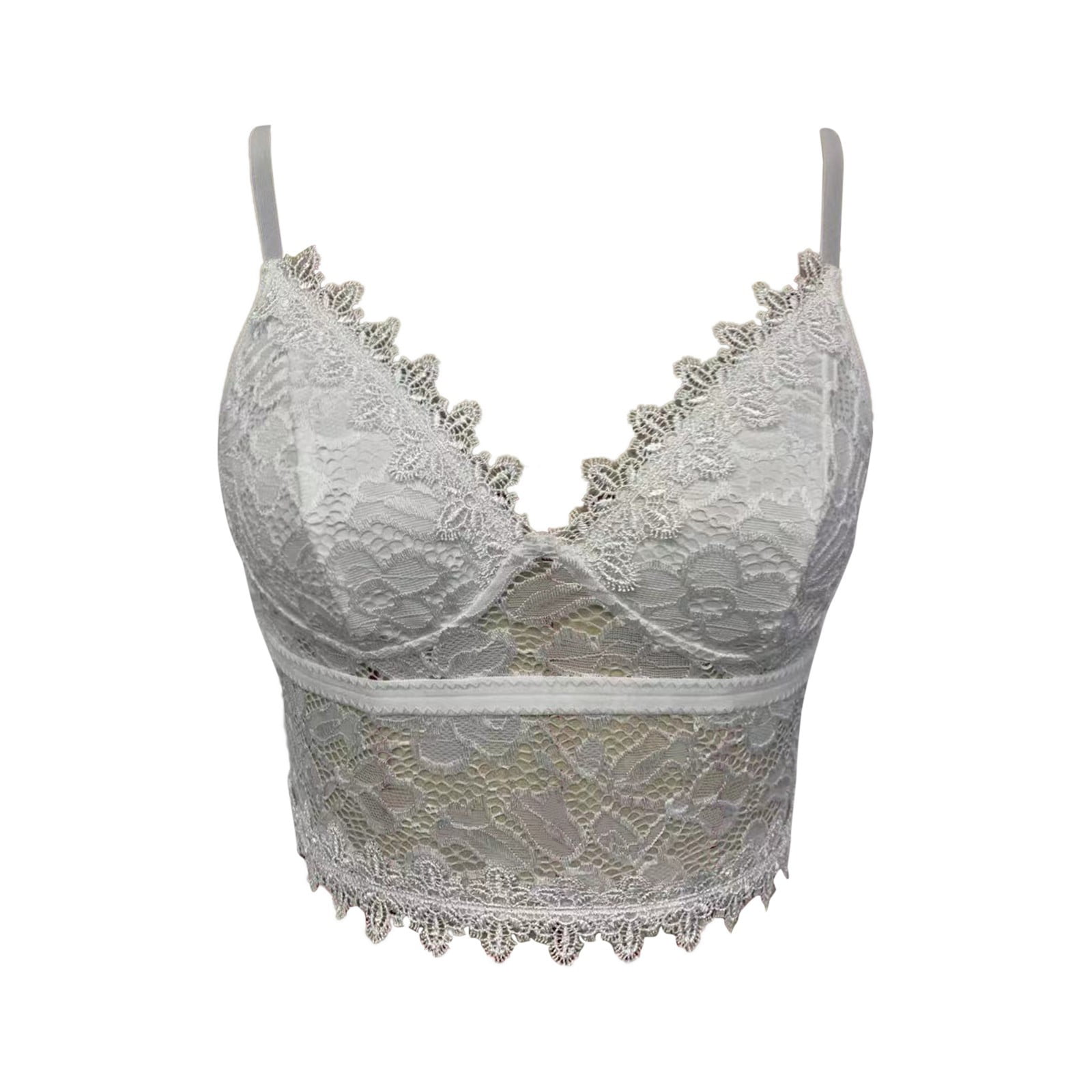 Yuhangmm Women Lingerie Corset Lace Floral Bralette Bralet Bra Tank ...