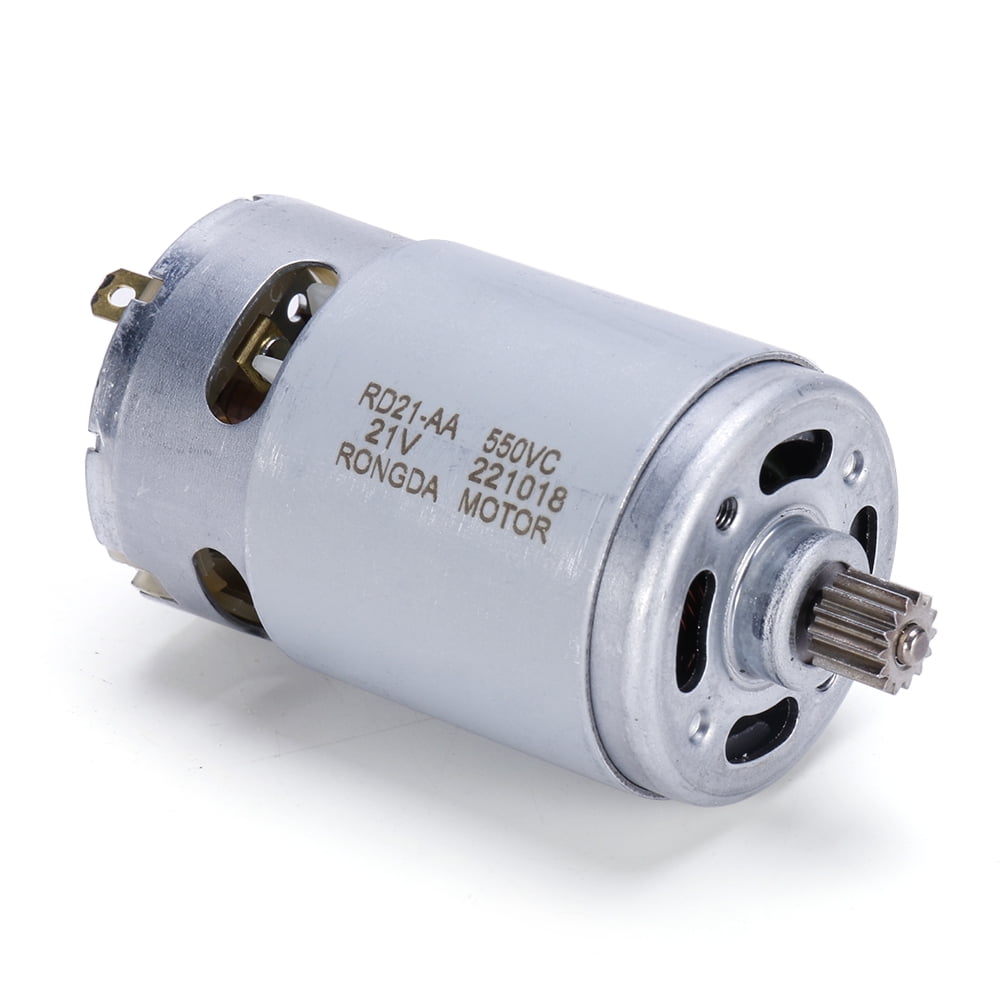 Yuhsdv 21V Brushed Motor 14 Teeth Mini DC Motor 28000RPM for 550 Motor ...