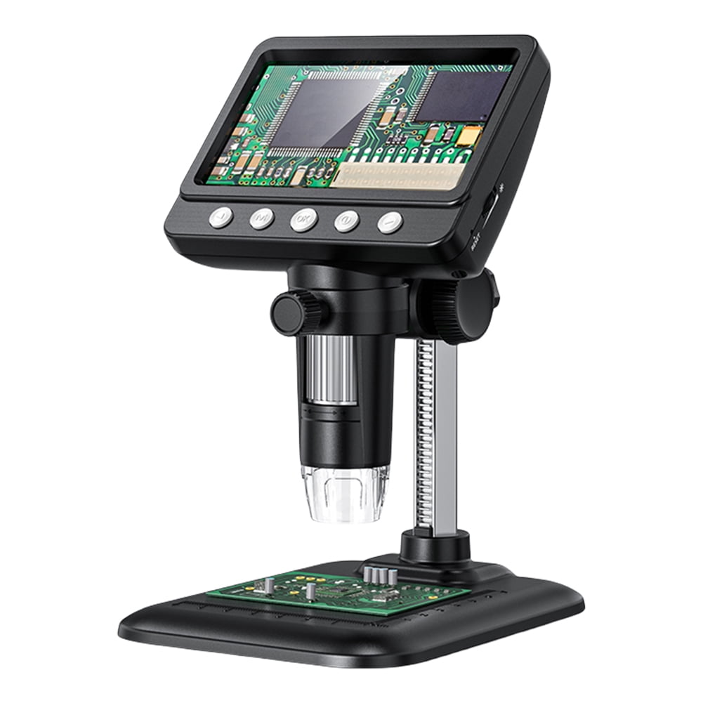 Yuhsdv 4.3 Inch Digital Microscope with 8 LED 1000X Handheld Portable ...