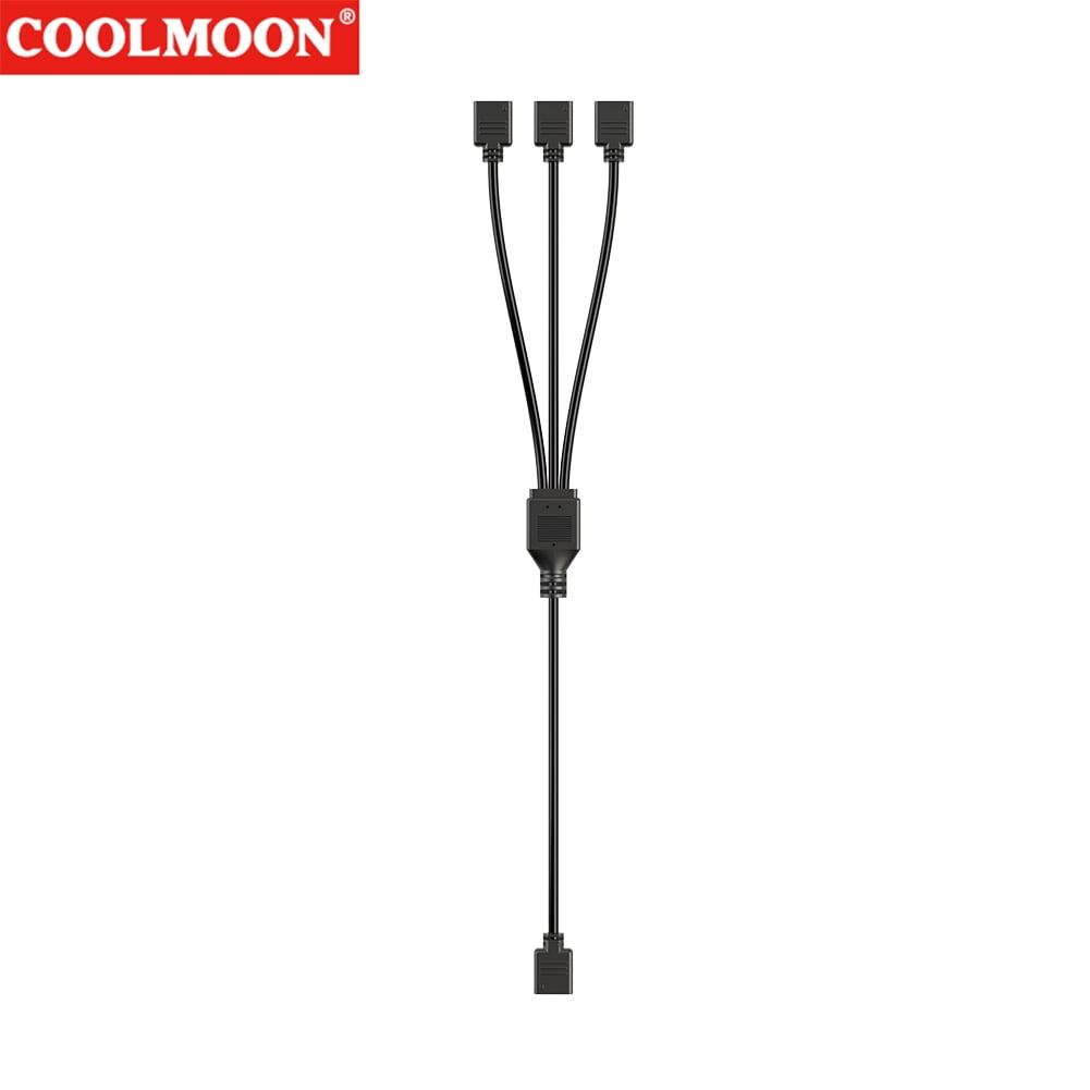 Yuhsdv ARGB Chassis Fan Splitter 30cm 1 To 2/3/4 for PC Light Strip ...