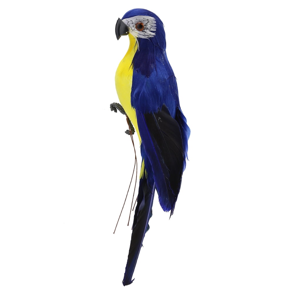 Yuhsdv Artificial Simulation Foam Bird Parrot Feather Garden Bird Prop ...