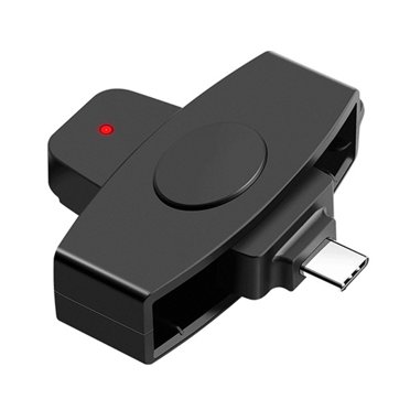 CAC Card Reader, USB C DOD Military Smart Card Reader Fits for Windows, Mac OS and Linux ...