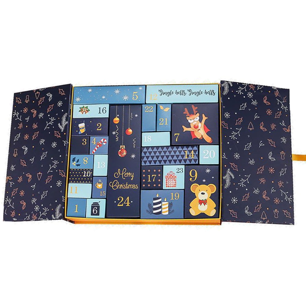 Yuhsdv Christmas Fillable Advent Calendar Cute Refillable Calendar ...