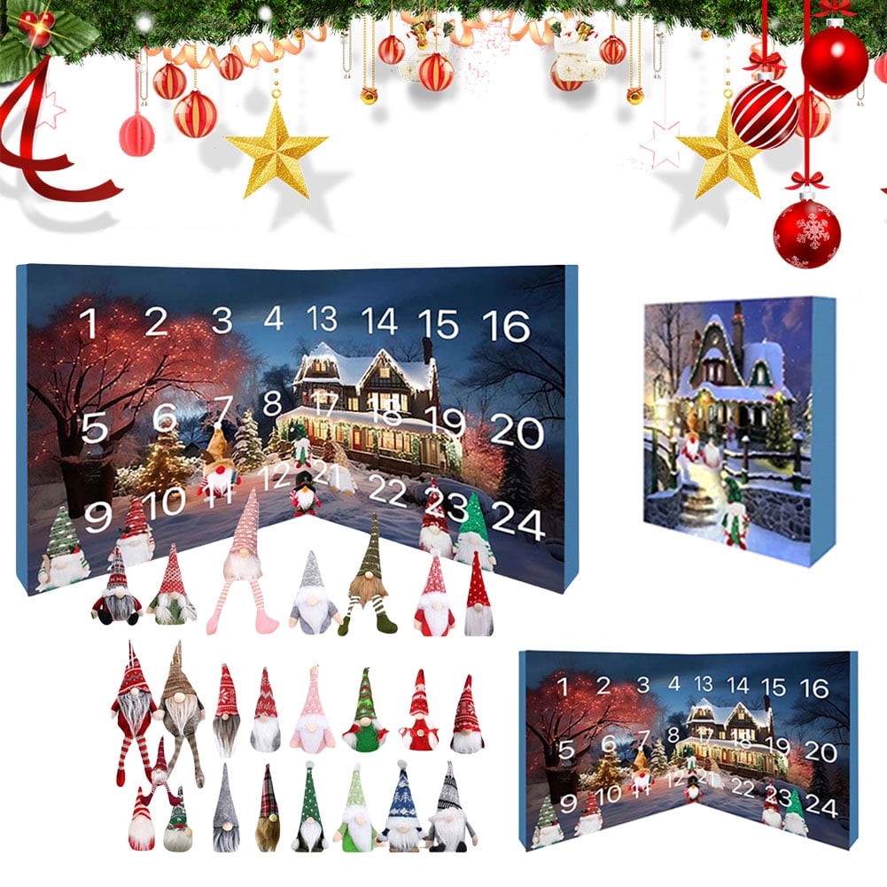 Yuhsdv Christmas Gnome Holidays Advent Calendar 2024 24 Days Xmas ...