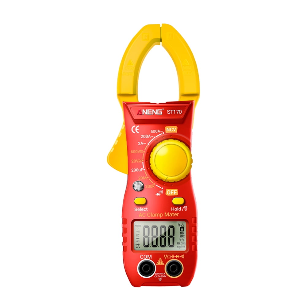 Yuhsdv Digital Clamp Multimeter 2000 Counts Volt Amp Ohm Meter Live ...