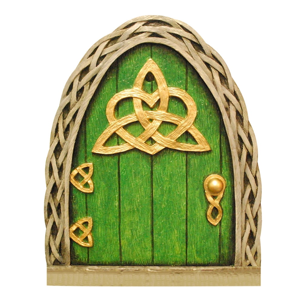 Yuhsdv Dollhouse Fairy Door Wooden Miniature Elf Door Craft for Trees ...