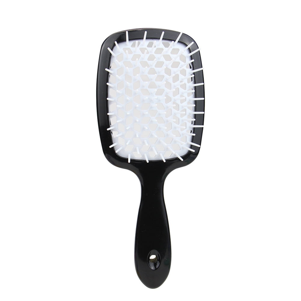 Yuhsdv Hollow Detangling Hairdressing Comb Wet Dry Hair Scalp Plate ...