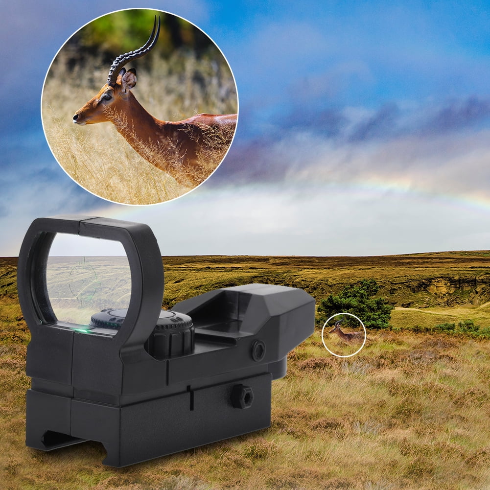 Yuhsdv Holographic Rifle Scope ABS Green Dot Sight Scope for 20mm Rail ...