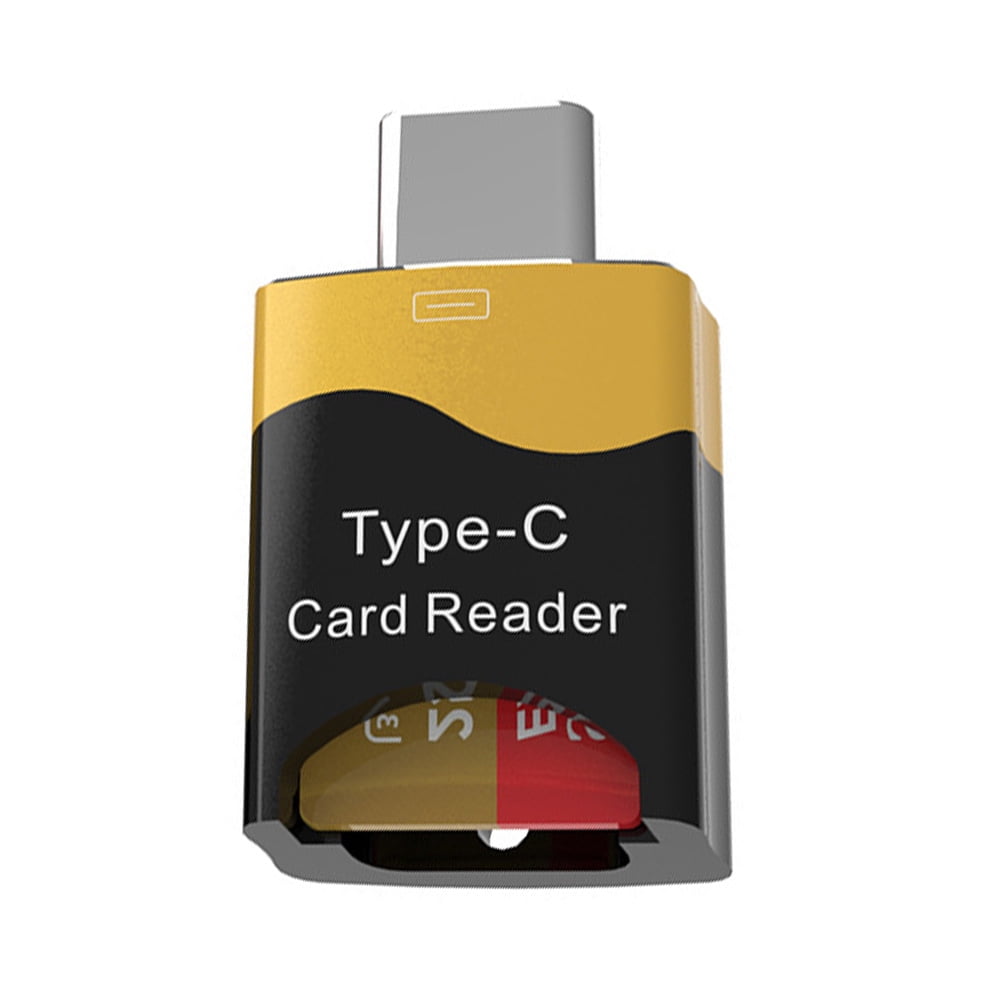 Yuhsdv Type-C Card Reader Flash Drive Mini Micro SD Card Reader for ...