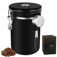 Coffee Gator Stainless Steel Canister with Date-Tracker, CO2-Valve ...