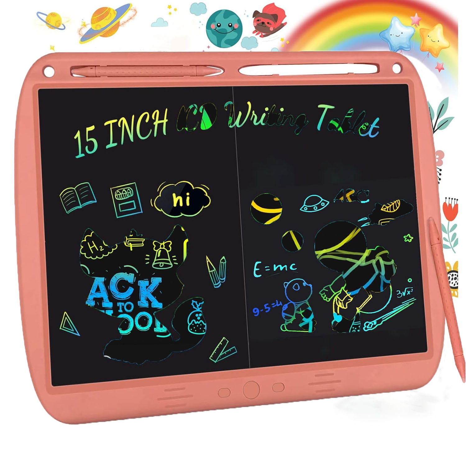 Yuhuan 15 Inch LCD Writing Tablet - Rechargeable Drawing Pad ...